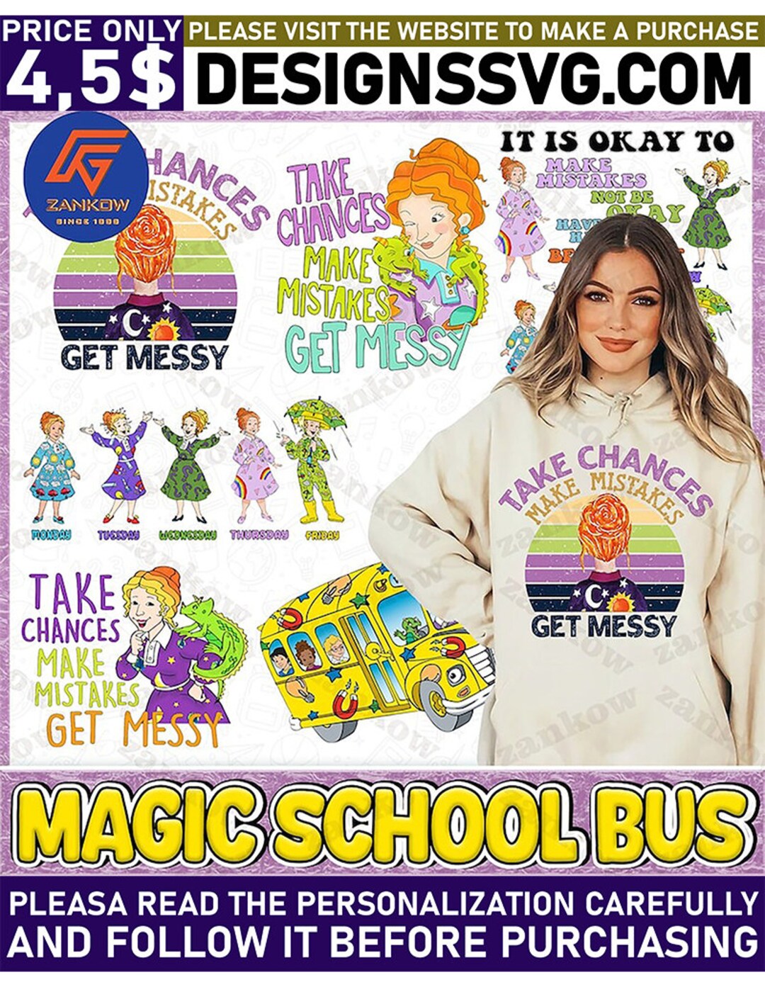 Back to School Bundle Png, Teacher Life Png, Magic School Bundle Png ...