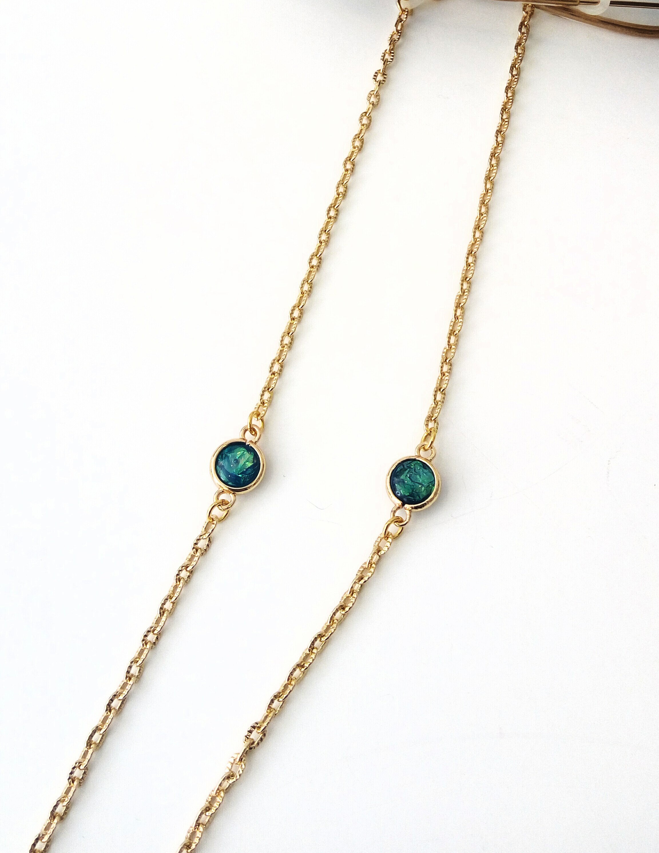 Sunglasses gold chain, Glasses chain necklace, Eyeglasses gold chain ...