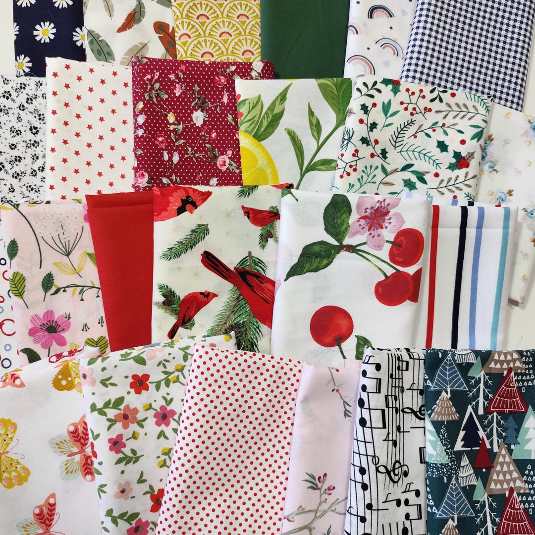Fabric Advent Calendar: Sewing Christmas Surprise Box, 12 or 24 Days - Etsy
