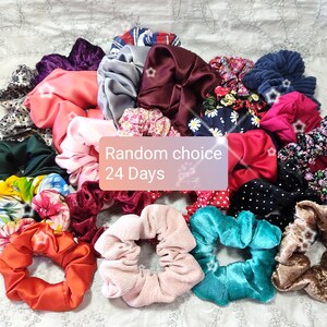 Scrunchies ADVENT CALENDAR, Advent Calendar 12 Days for Girls, 24 Days ...