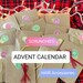 Christmas Advent Calendar With Hair Accessories, Advent Calendar 12 ...