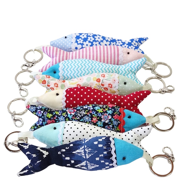 Fabric Keychains - Etsy