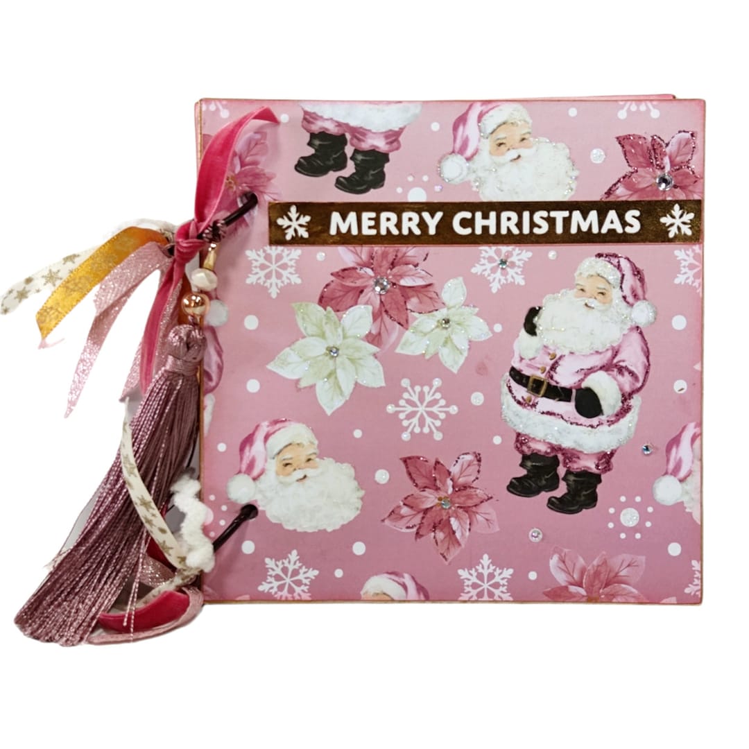 Pink Christmas Mini Album, Christmas in July, Christmas Memories Album ...