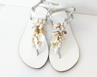 Bridal Flat Sandals - Etsy