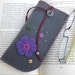 Grey Felt Eyeglass Case Mother's Day Gift Flower Eyeglass Case Grey ...