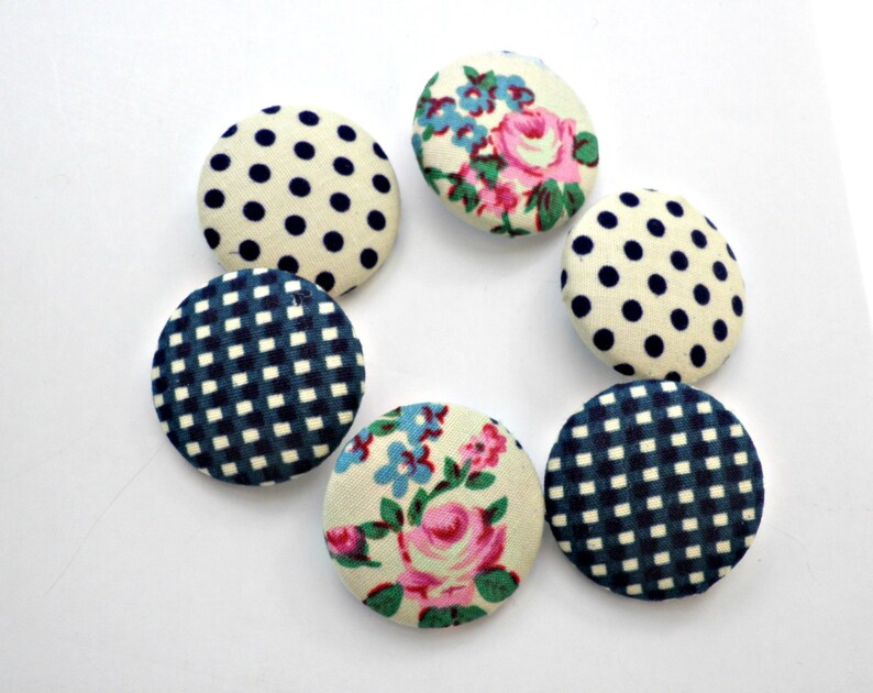 Fabric Sewing Buttons covered Buttons Size 36 22mm 7/8in | Etsy
