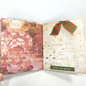 Vintage Christmas Mini Album, Christmas in July Album, Christmas Mini ...