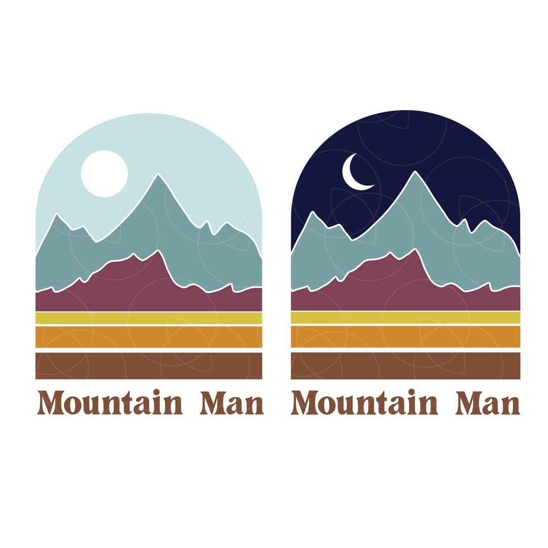 Mountain Man Svg Dxf Png, Files for Cricut, Silhouette - Etsy