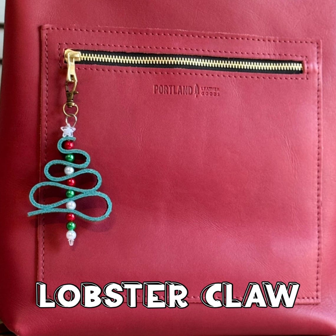 SEA GLASS Christmas Tree Flair Made From Portland Leather Goods Leather ...
