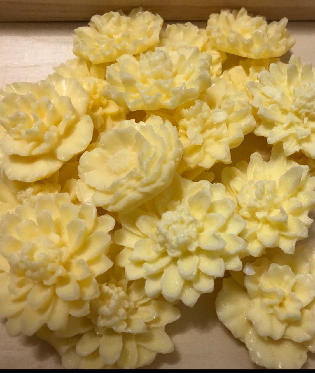20 Yellow Flowers for Wedding Favors, Bridal Shower Favors, Baby Shower ...