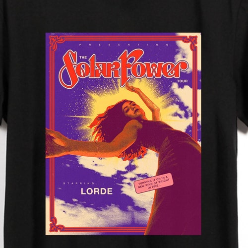 Lorde Solar Power Shirt Tour Merch T-shirt - Etsy