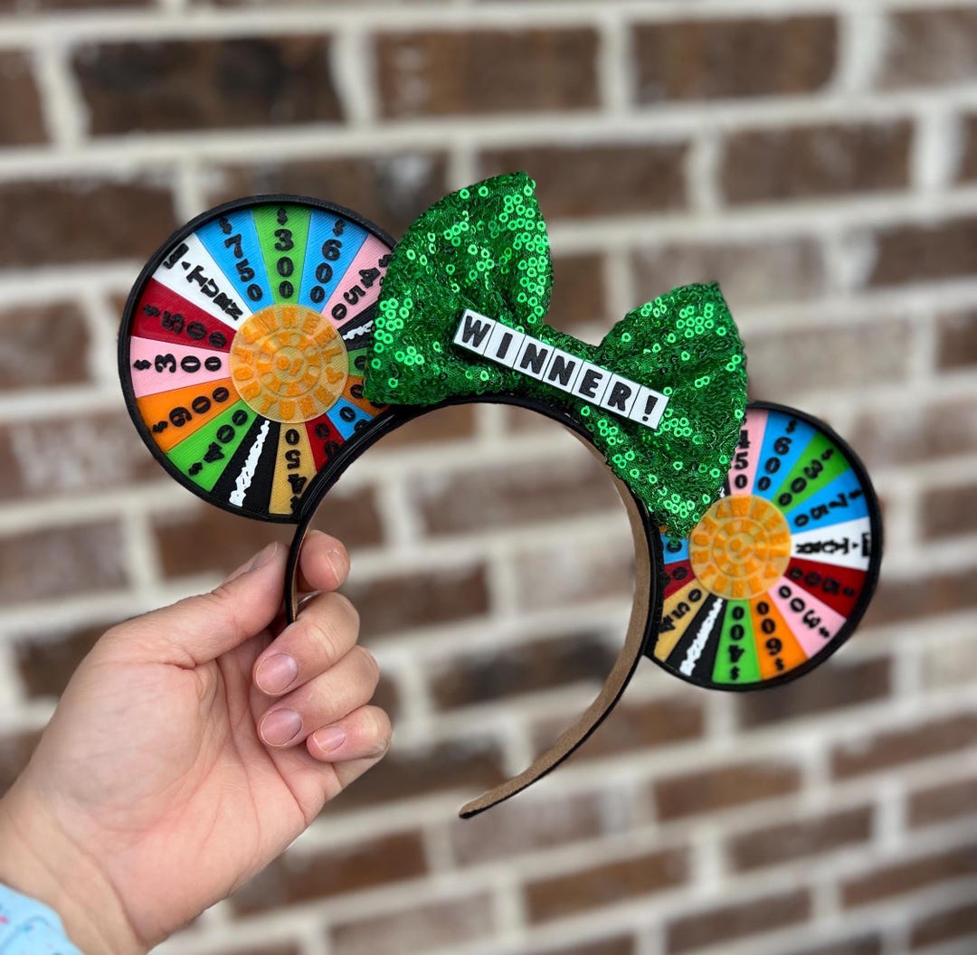 3D Printed Custom Mouse Ears: Personalized Design, Optional Bow - Etsy