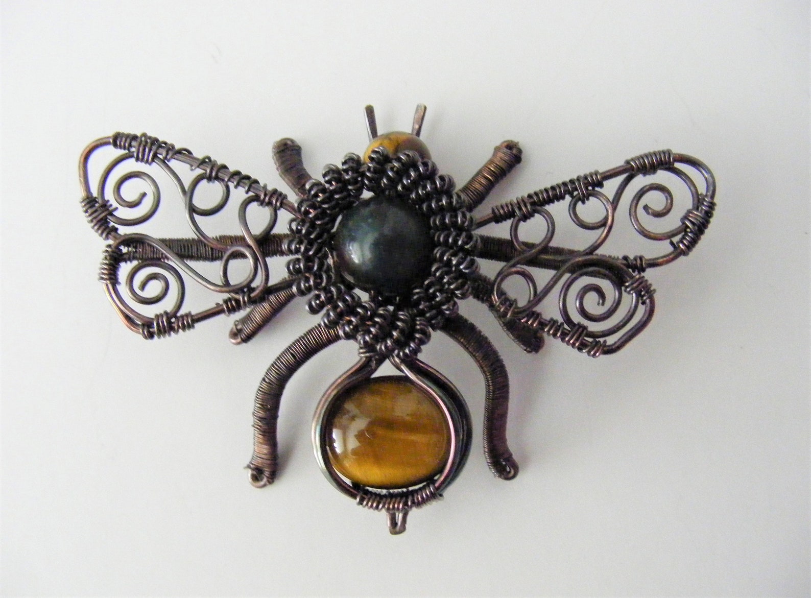 Wire Wrapped Bee Jewelry Tutorial Step-by-step Instructions - Etsy