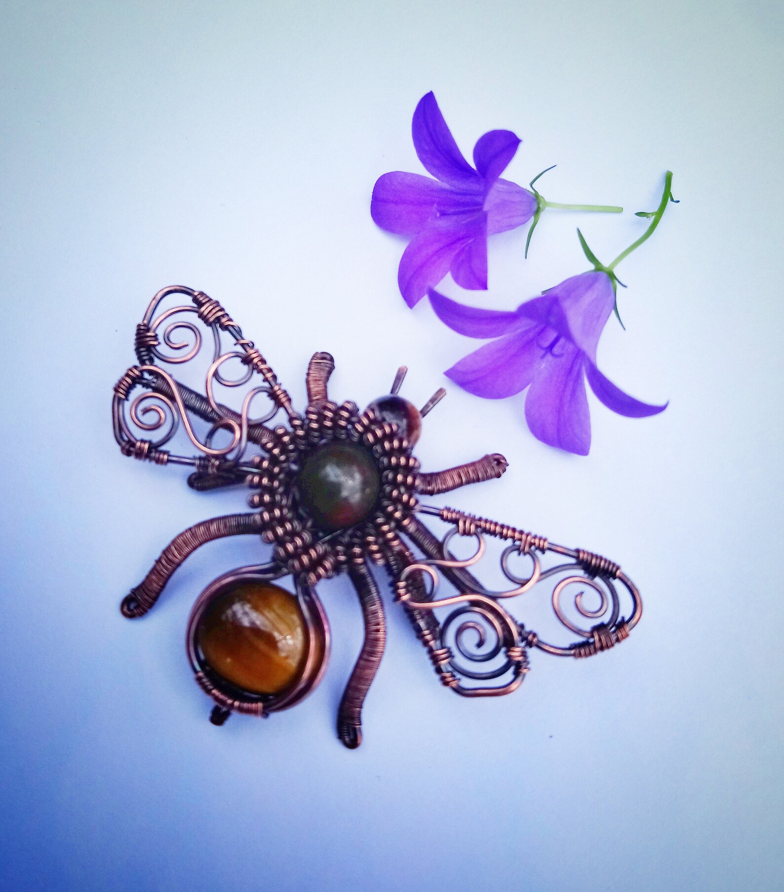 Wire Wrapped Bee Jewelry Tutorial Step-by-step Instructions - Etsy