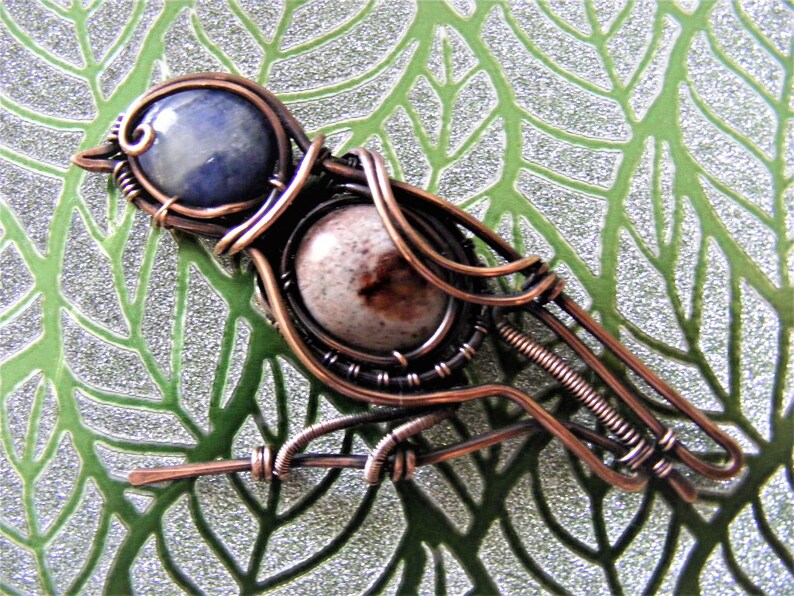 Wire Wrapped Little Bird Tutorial Bird Brooch Tutorial Wire - Etsy