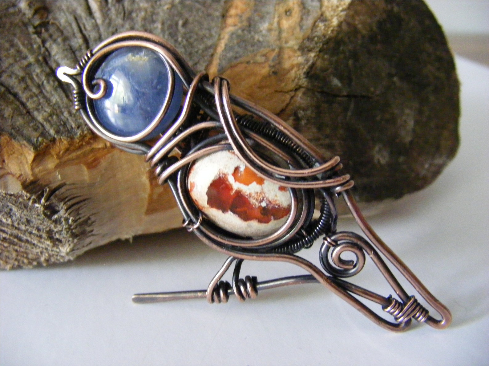 Wire Wrapped Little Bird Tutorial Bird Brooch Tutorial Wire - Etsy