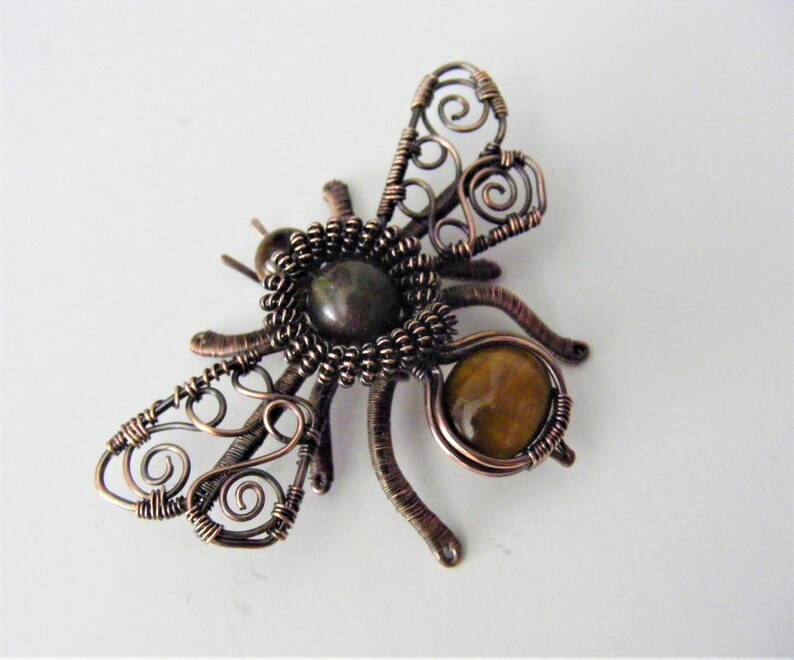 Wire Wrapped Bee Jewelry Tutorial Step-by-step Instructions - Etsy