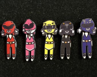 Power Rangers Earrings - Etsy