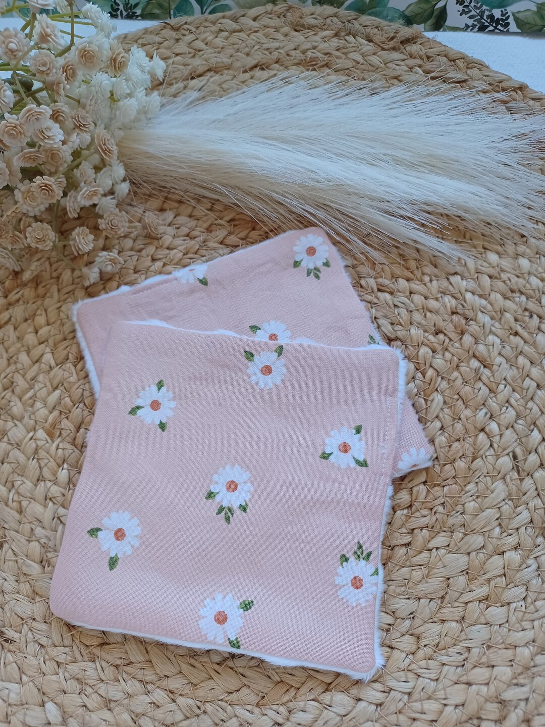 Set of 2 Reusable Minky Facial Cloth for Makeup Removal, Makeup Remover ...