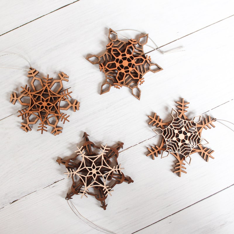 Wooden Snowflake - Etsy