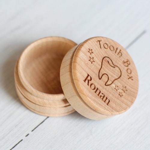 Tooth Fairy Box Custom Wood Engraved With Tooth Fairy Poem | Etsy