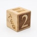 Wood Number Block Set - Etsy