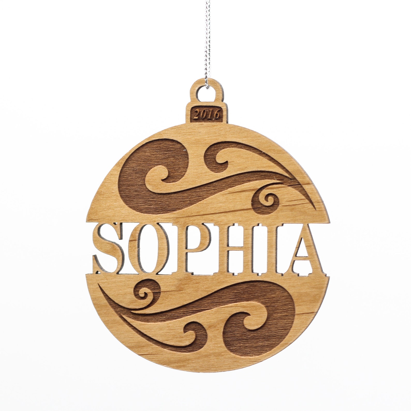 Personalized Wood Name Ornament - Etsy