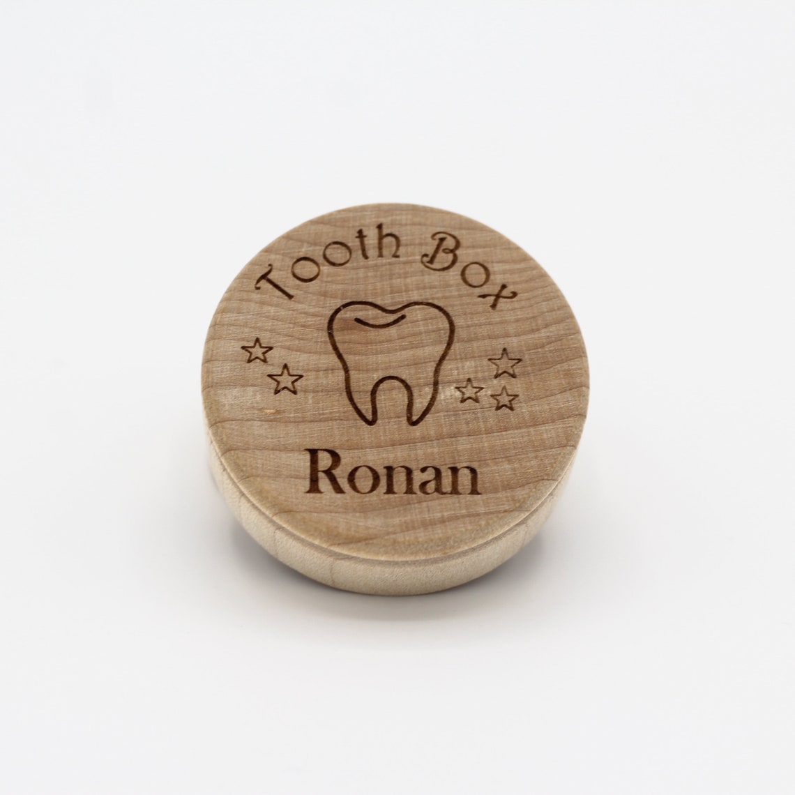 Personalized Wood Tooth Box - Etsy