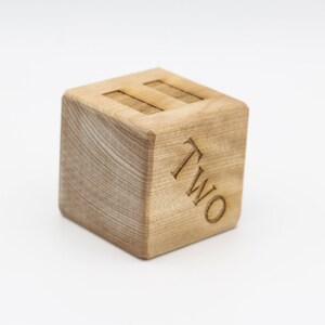 Wood Number Block Set - Etsy