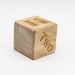 Wood Number Block Set - Etsy