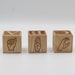 Wood Alphabet Block Set With American Sign Language - Etsy