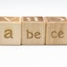 Wood Alphabet Block Set With Spanish - Etsy