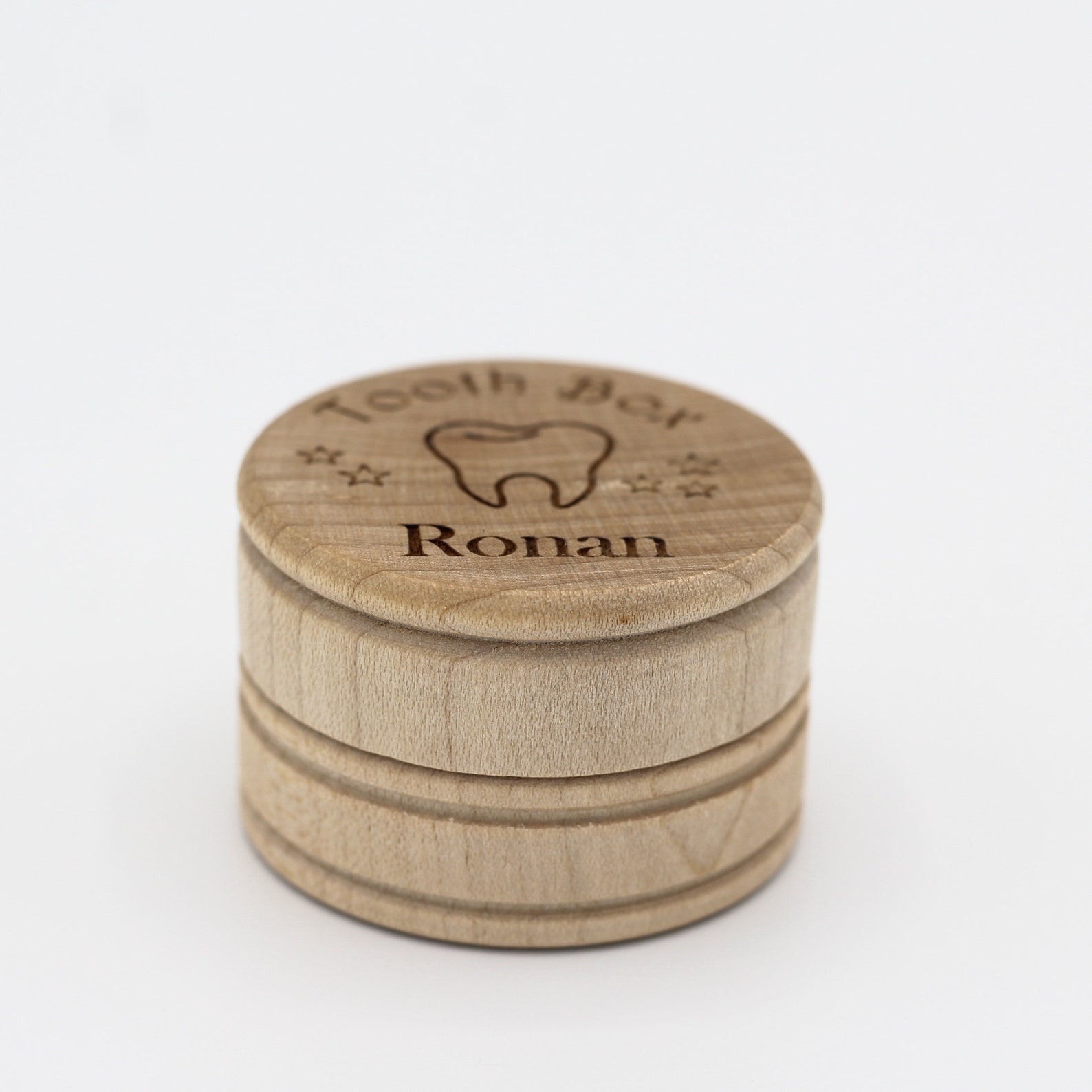 Personalized Wood Tooth Box - Etsy