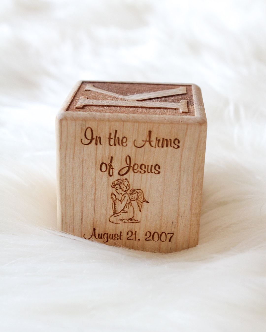 Personalized Wood Memorial Block - Etsy