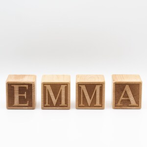Wood Name Blocks - Etsy