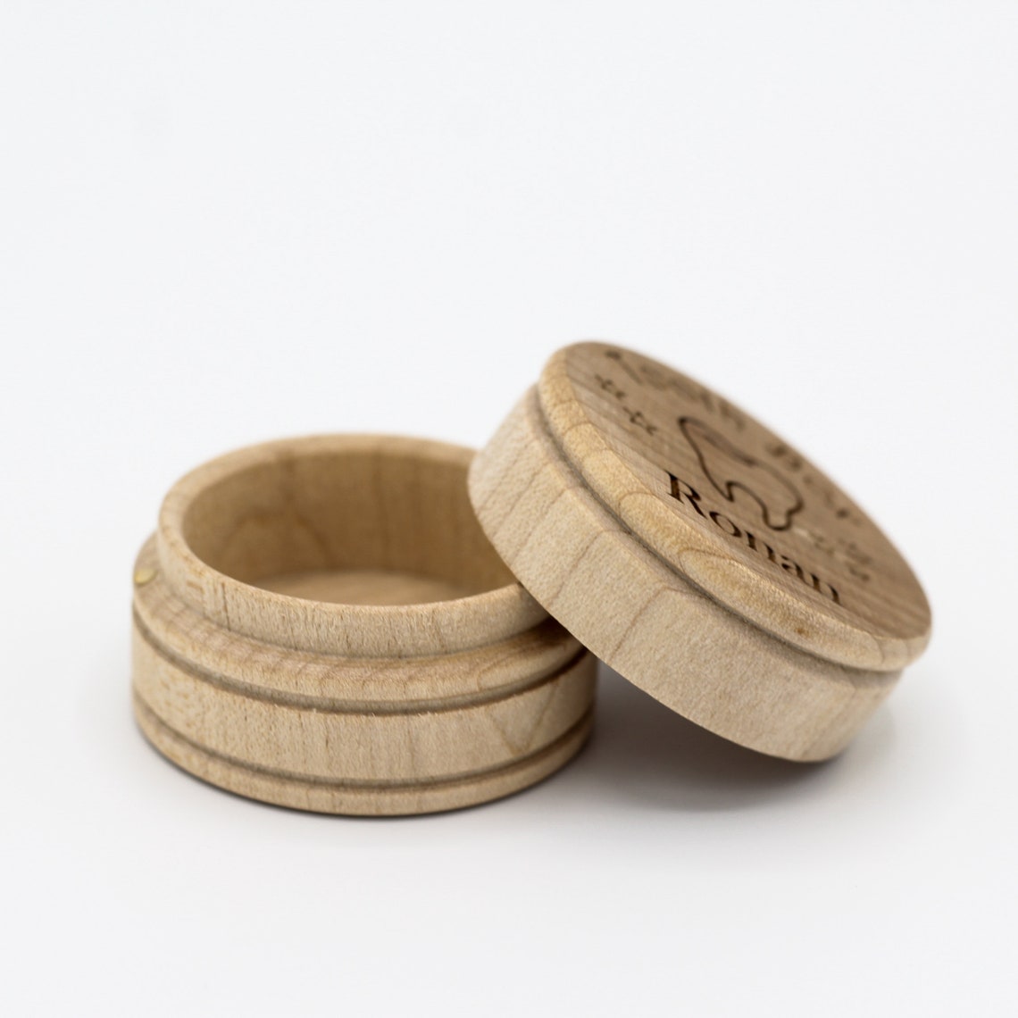 Personalized Wood Tooth Box - Etsy