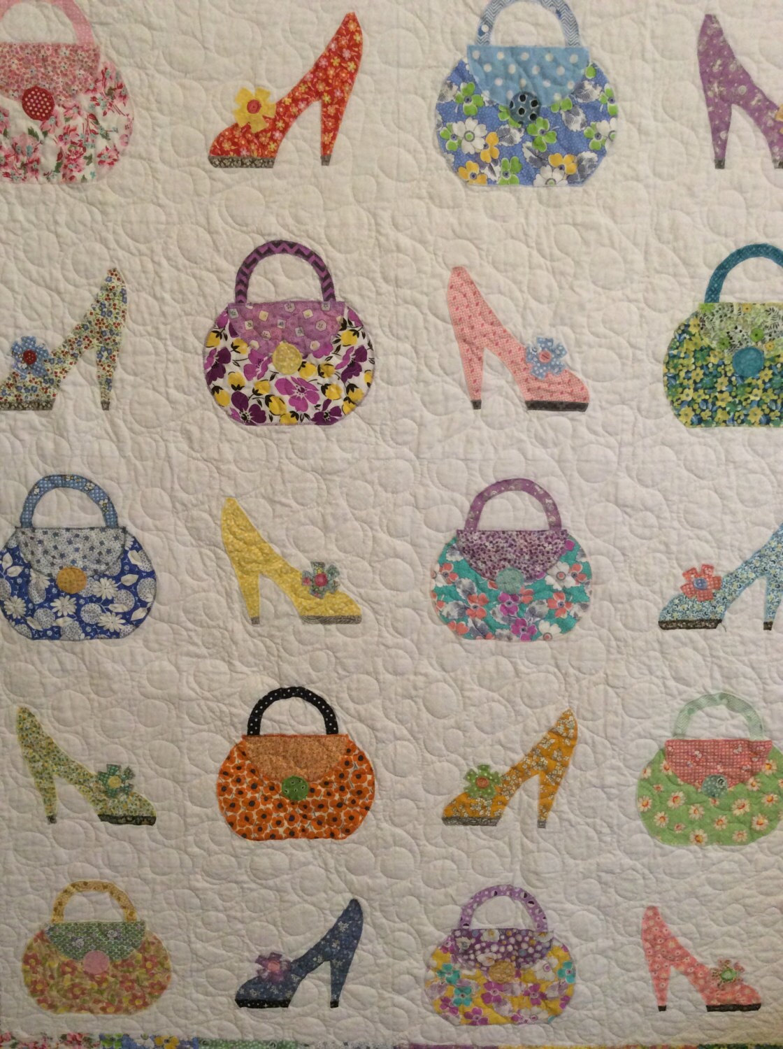 Handmade "pumps and Pocketbooks " Quilt ! - Etsy