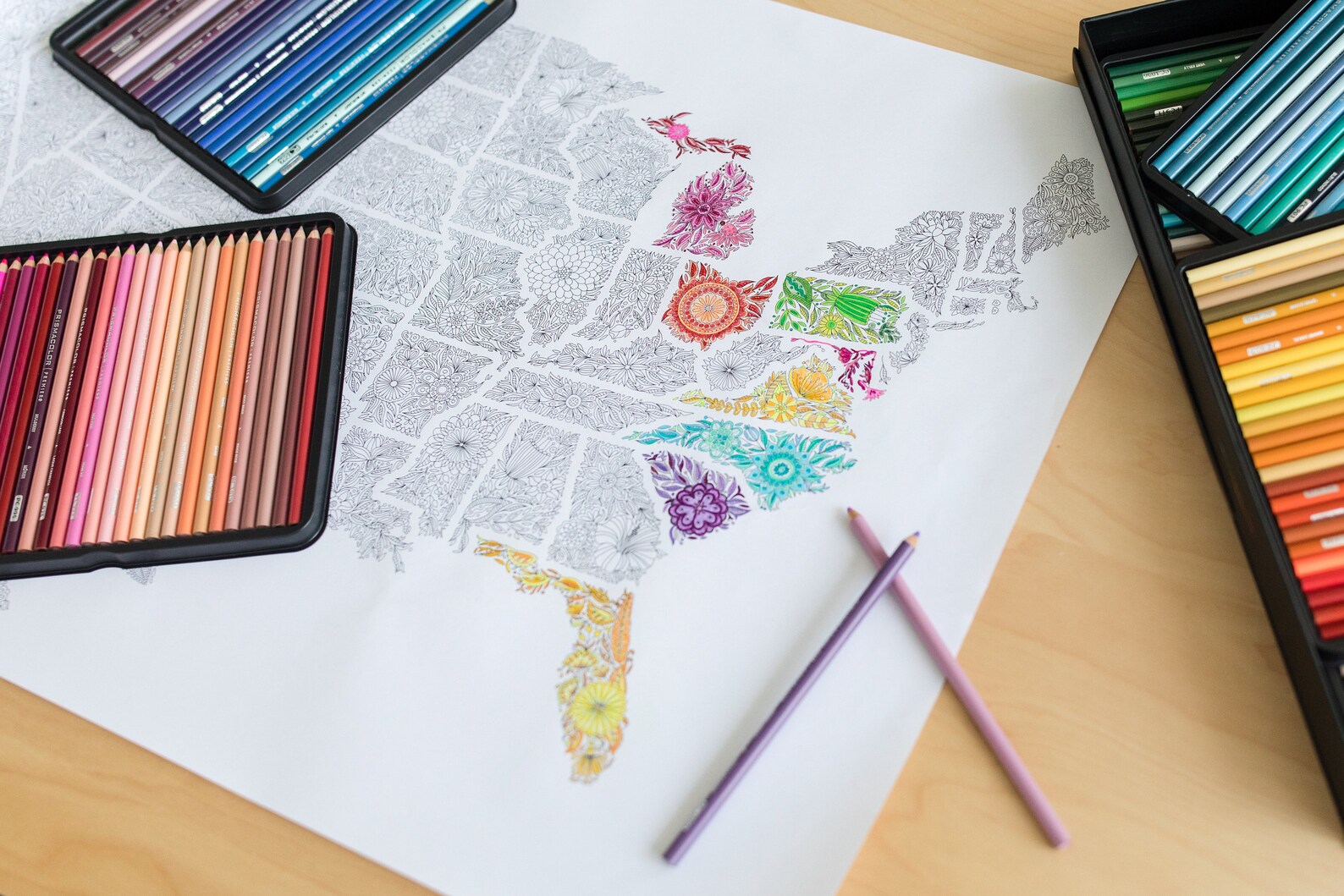 US Map Coloring Pages USA Map Coloring Page Coloring Page - Etsy