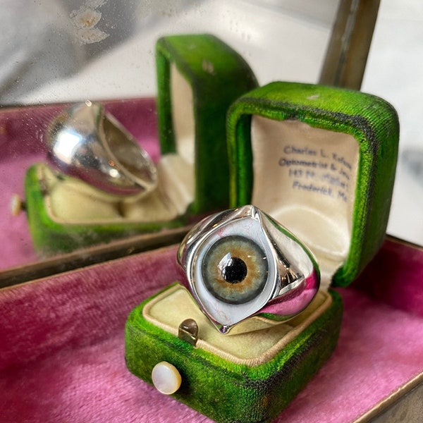 Glass Eye Ring - Etsy