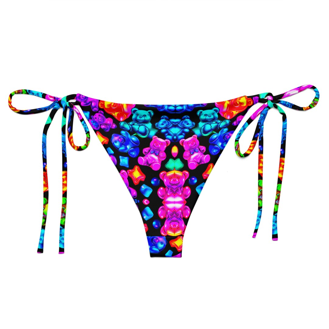 Discobabe Original Neon Rainbow Gummy Bears Recycled Polyester Eco ...