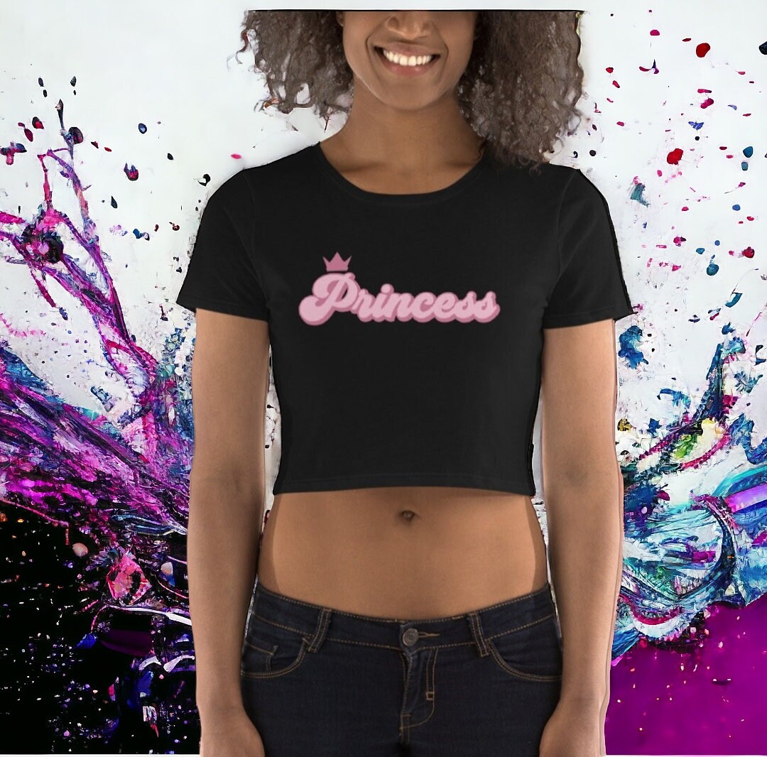 Disco Lemonade Y2K Pink Princess Baby Tee Crop Top Y2K - Etsy