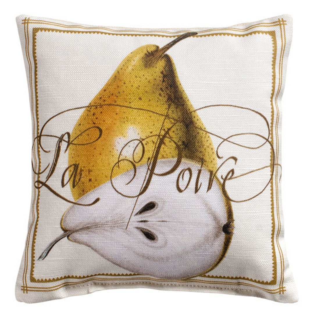6"x6"la Poire French Pear Sachet Filled With Maine Balsam or Lavender ...