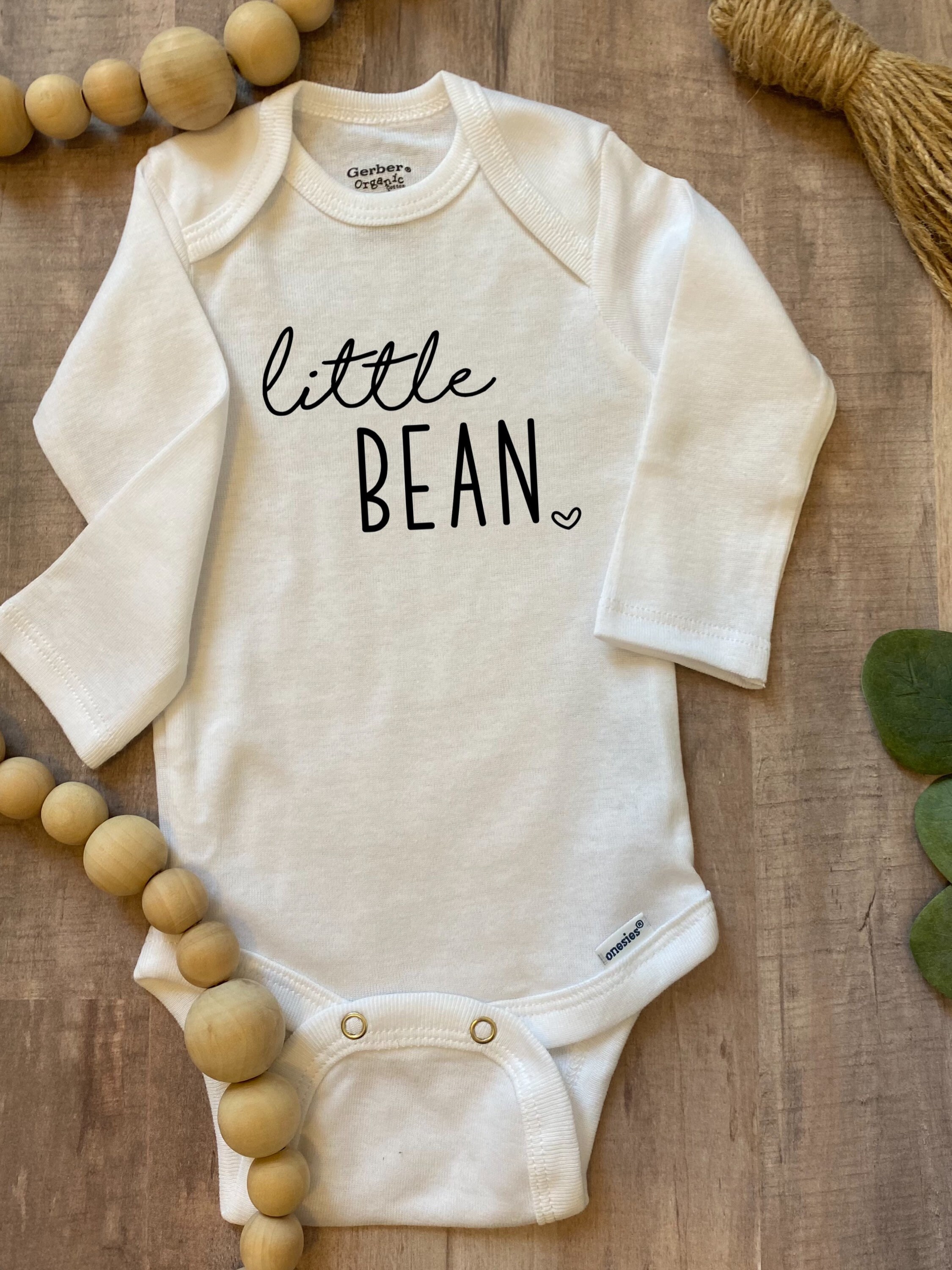 Little Bean Printed ONESIE® Bodysuit Little Bean Toddler | Etsy