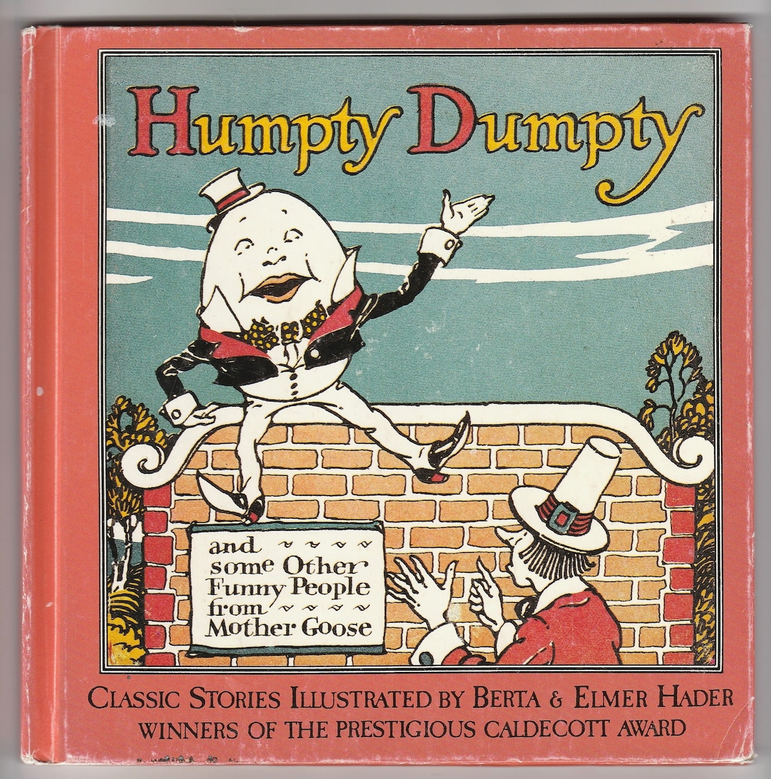 Vintage Children's Book Humpty Dumpty and Some Other Funny People From ...