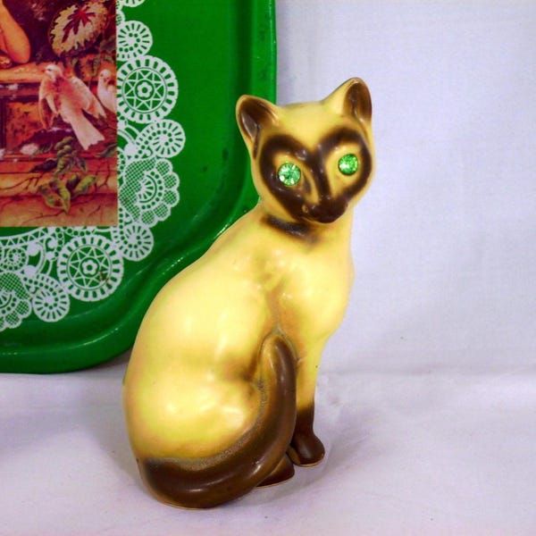 Vintage Porcelain Siamese - Etsy