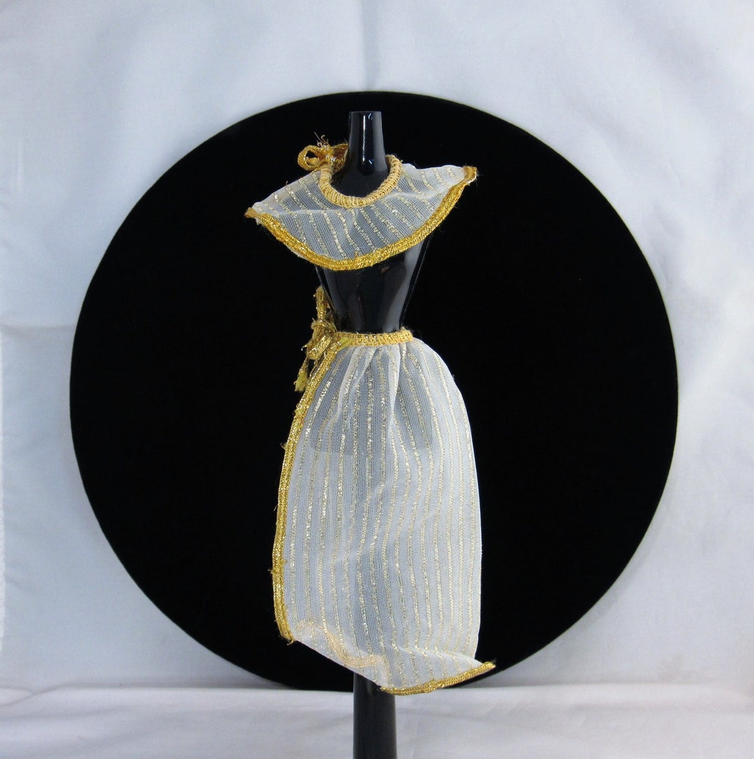 Vintage Barbie Midge Clothes 1980s Golden Dream Sheer Skirt & Shoulder ...