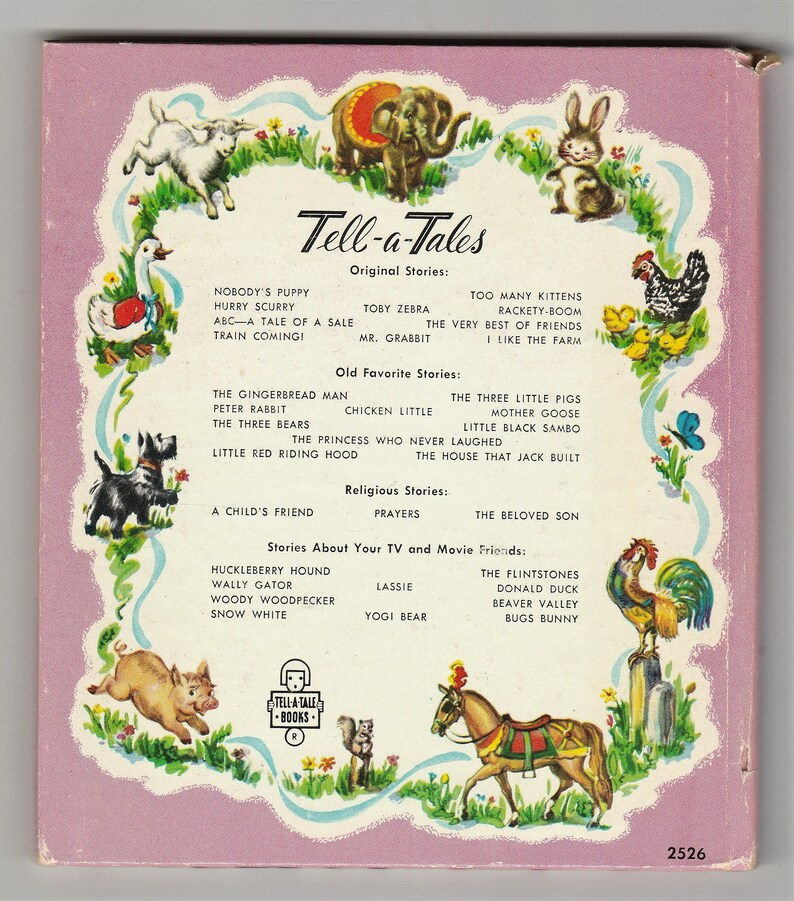 Vintage Childrens Book Tell a Tale Mr Grabbit 1952 Whitman Story by ...