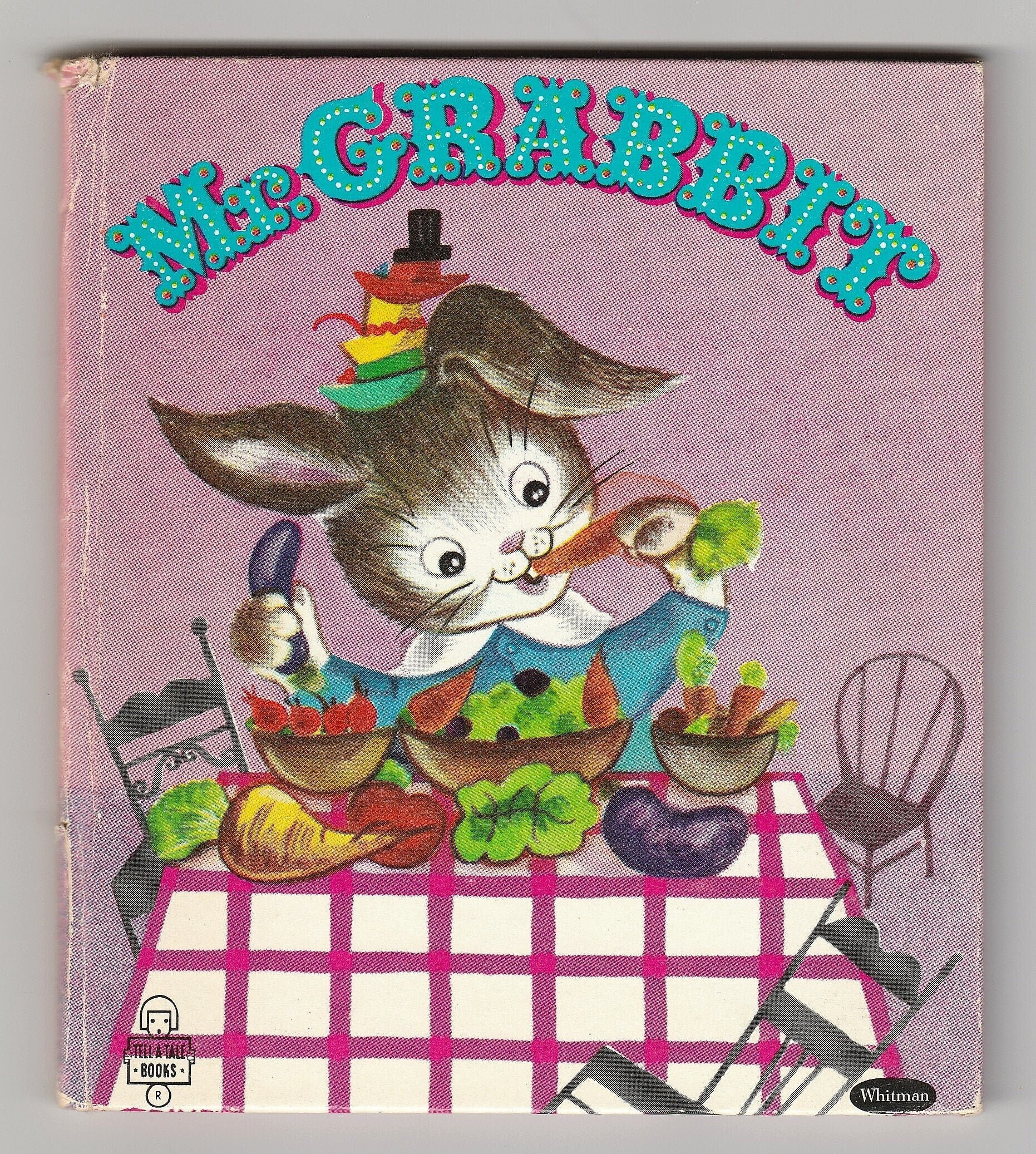 Vintage Childrens Book Tell a Tale Mr Grabbit 1952 Whitman Story by ...
