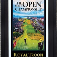 Royal Portrush Golf Course Acrylic Wall Art Canvas Print, Impressionist ...