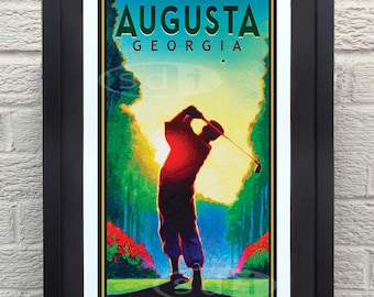 Vintage Augusta Masters Poster - Etsy